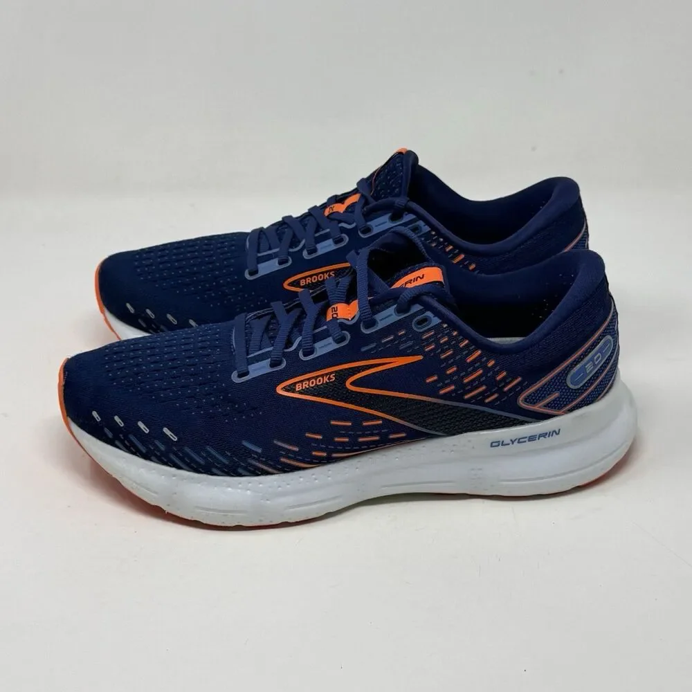 Brooks | Shoes | Brooks Glycerin 2 Sneakers Shoes Mens 1 D Blue Orange ...